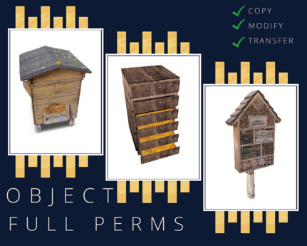 Second Life Marketplace - [ Object ] - Bee Hive - DEMO